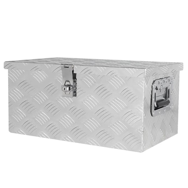 Reviews for PARASOLAR 9 Gal. Aluminum Deck Box, Tool Box with Lock Side ...