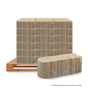 interlock Bullet 12.25 in. x 4 in. x 4 in. Carmel Concrete Edging (144 ...