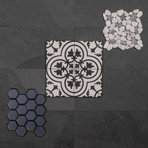 MSI Take Home Tile Sample - Montague Mosaic 4 in. x 4 in. Mixed Floor ...