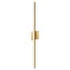 KUZCO Vega 36-in 1 Light 26-Watt Brushed Gold Integrated LED Wall Sconce WS10336-BG - The Home Depot
