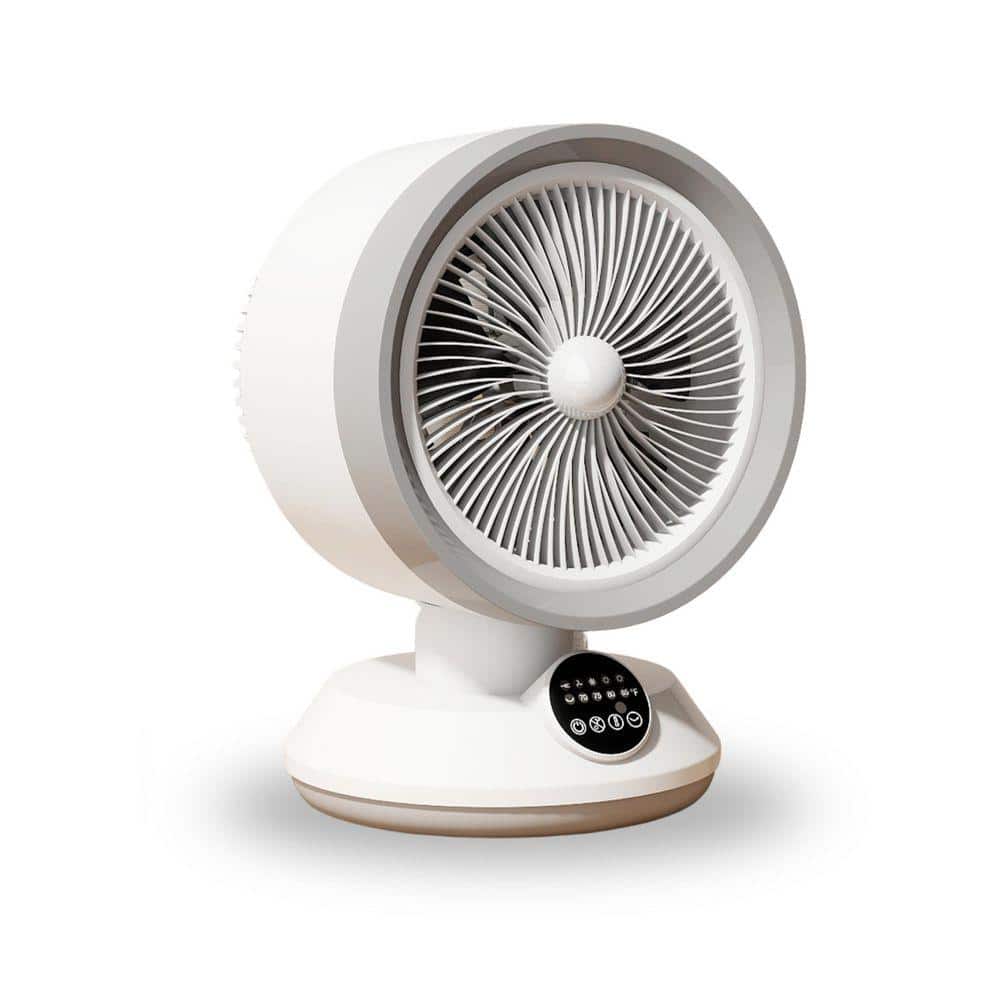 ETUST worthy of trust 1500W White Indoor Desk Fan Heater, 2-in-1 ...