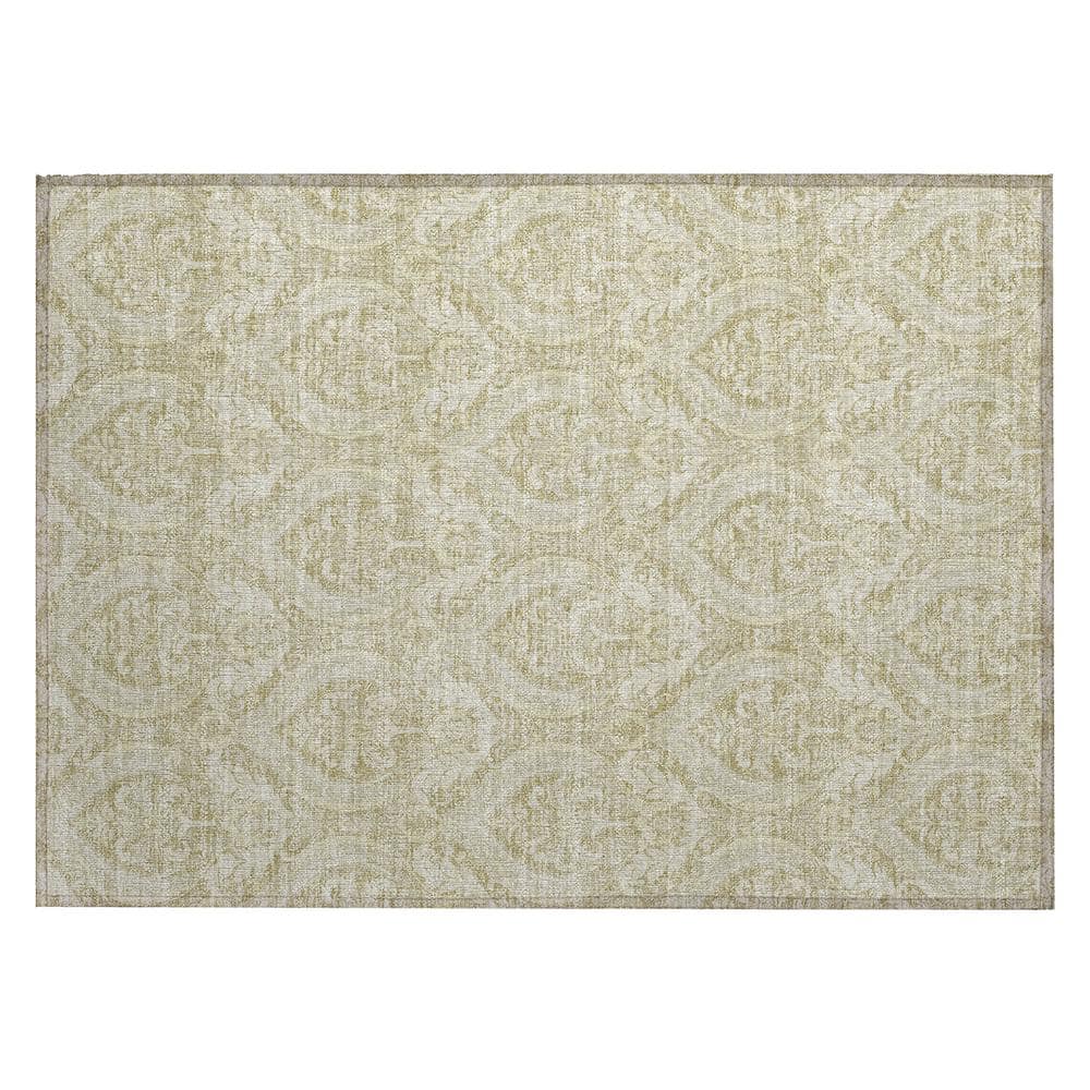 Addison Rugs Chantille ACN572 Beige 1 ft. 8 in. x 2 ft. 6 in. Machine ...