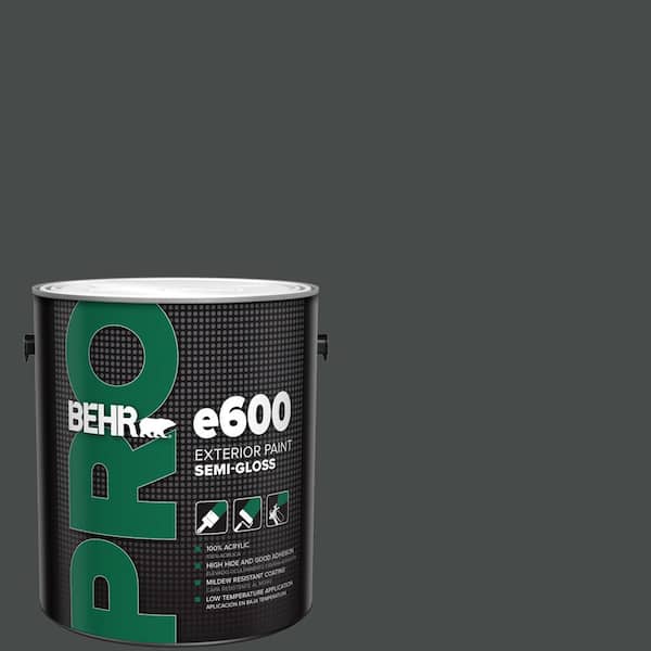 BEHR PRO 1 gal. #N450-7 Astronomical Semi-Gloss Exterior Paint PR67301 ...