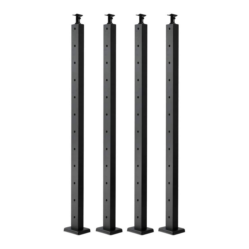 SKYSHALO Cable Railing Post 42 x 1 x 2 in. Stainless Steel Cable for ...
