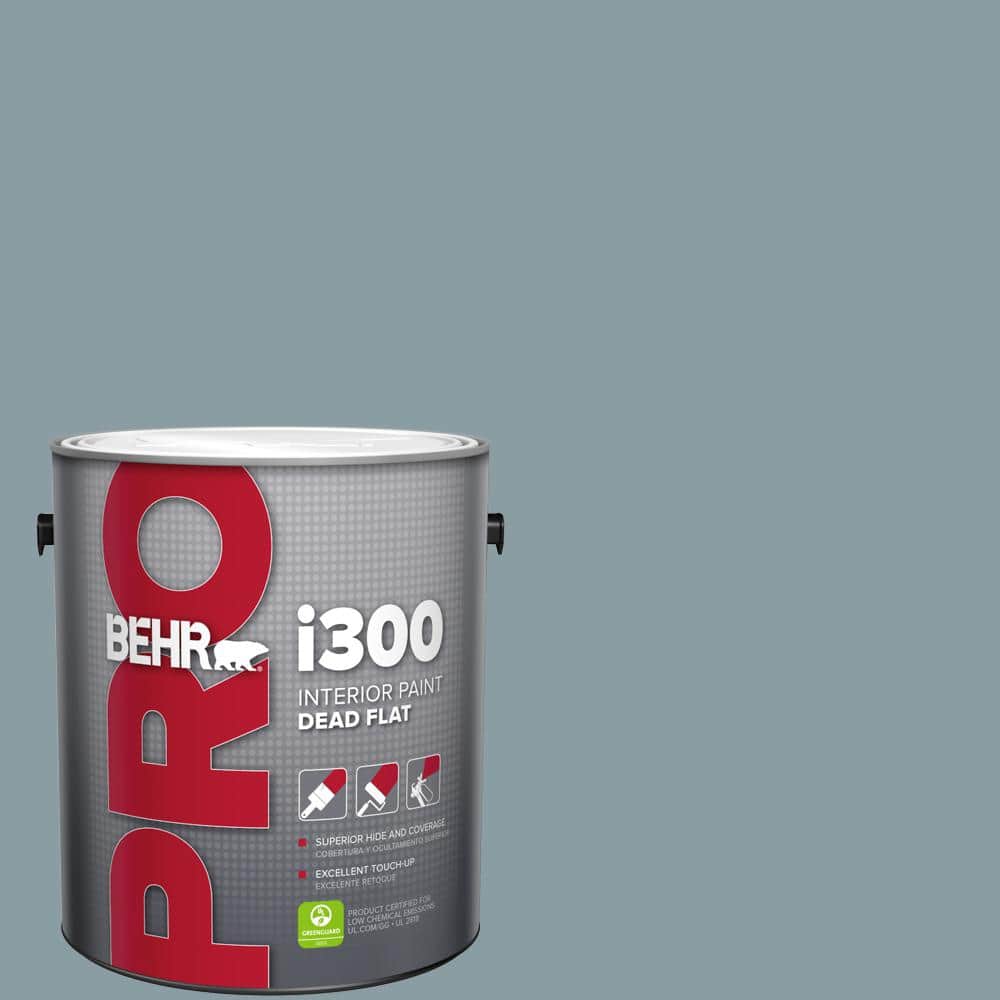 BEHR PRO 1 gal. #540F-4 Shale Gray Dead Flat Interior Paint PR31001 ...