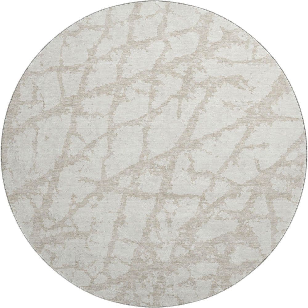 Addison Rugs Mayfield Premium Machine Washable Abstract AMF972 Ivory 8 ...