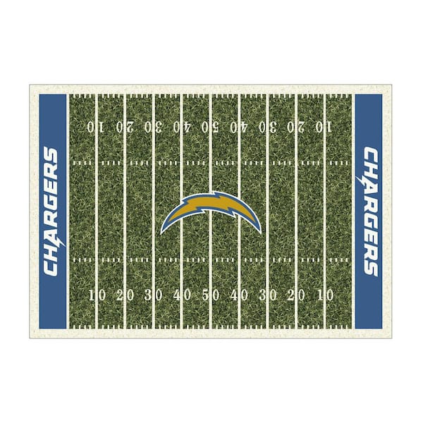 IMPERIAL Los Angeles Chargers 4 ft. by 6 ft. Homefield Area Rug IMP 520 ...