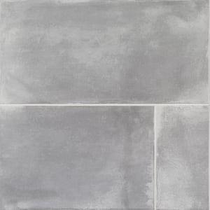 Jeffrey Court Grande Gris Rustico 10 in. x 20 in. Subway Gloss Ceramic ...