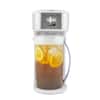 Nostalgia 3 qt., 12-Cup, White Stainless Steel Cafe' Ice Iced Coffee ...