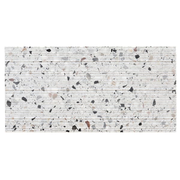 Apollo Tile Terraforma 24 in. x 24 in. Honed Forest Green and White ...