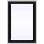 JELD-WEN 24 in. x 36 in. V-4500 Series Black FiniShield Vinyl Fixed ...