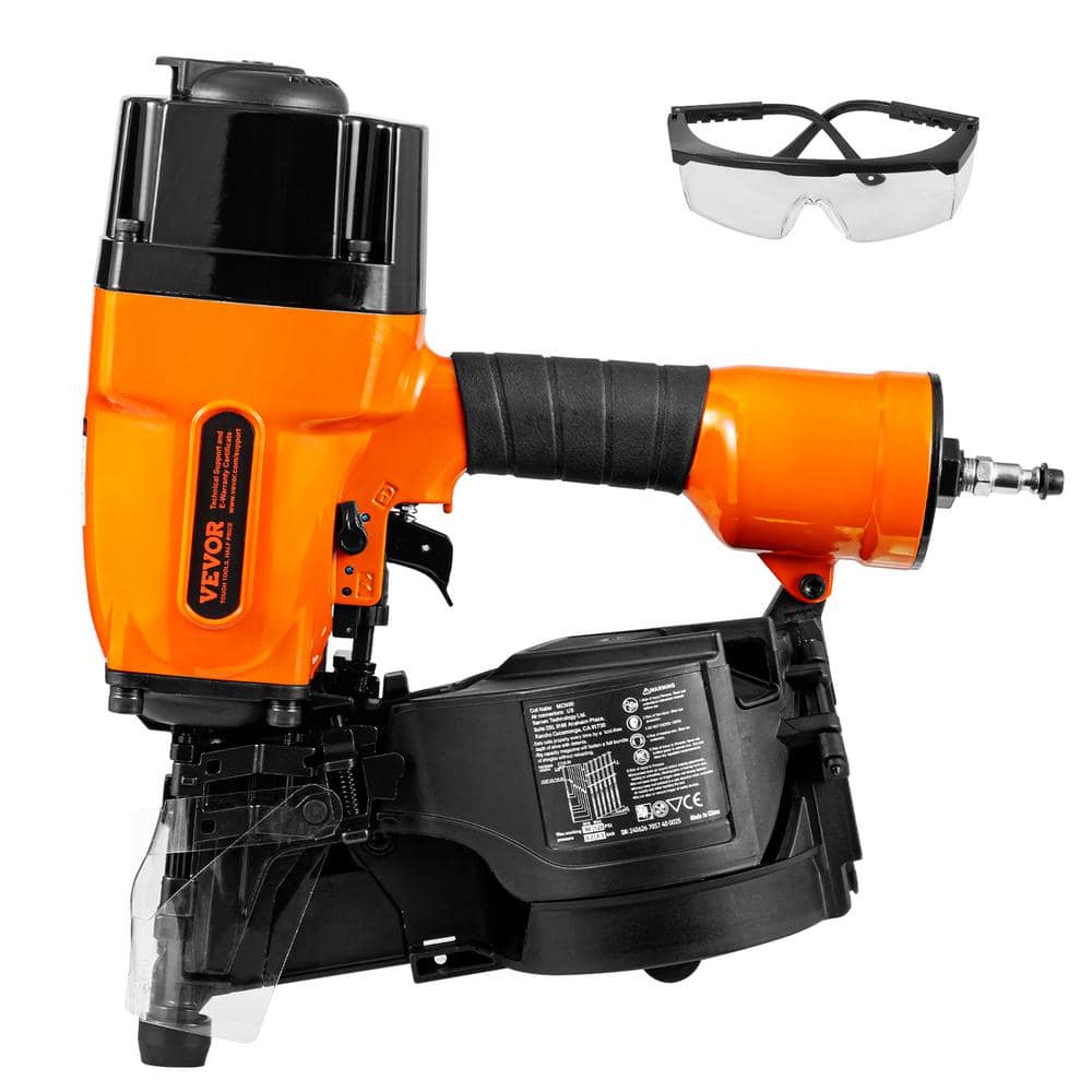 VEVOR Coil Framing Nailer MCN90 1-3/4 in to 3-1/2 in 15° Angle ...