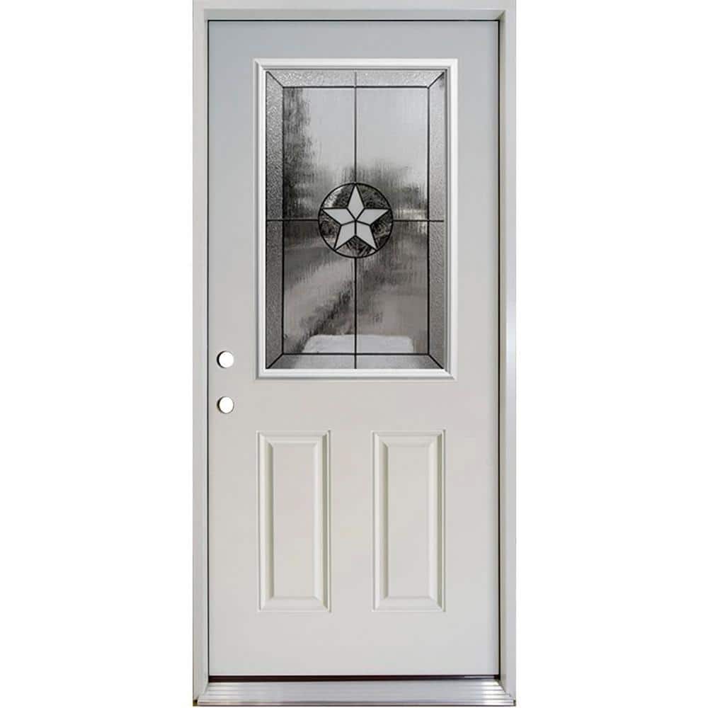 Steves & Sons 36 in. x 80 in. Element Craftsman Patriot Half Lite Right ...