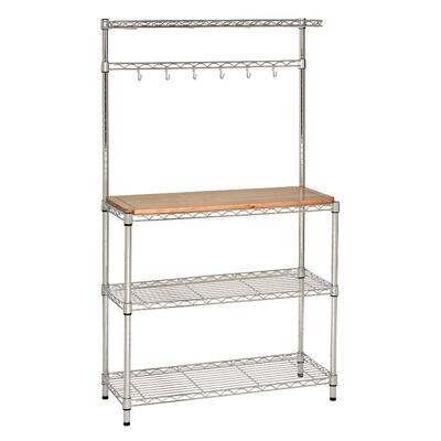 Metal - Baker's Racks - Kitchen & Dining Room Furniture - The Home Depot