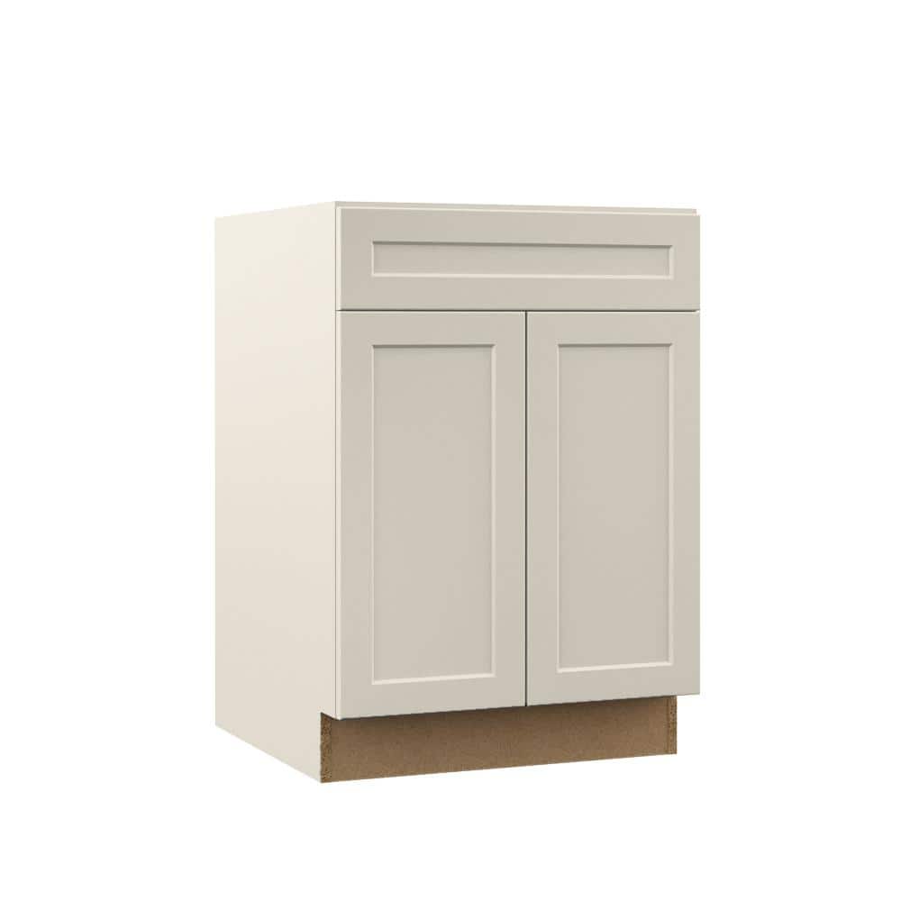 Hampton Bay Designer Series Melvern 24 in. W x 24 in. D x 34.5 in. H Assembled Shaker Base ...