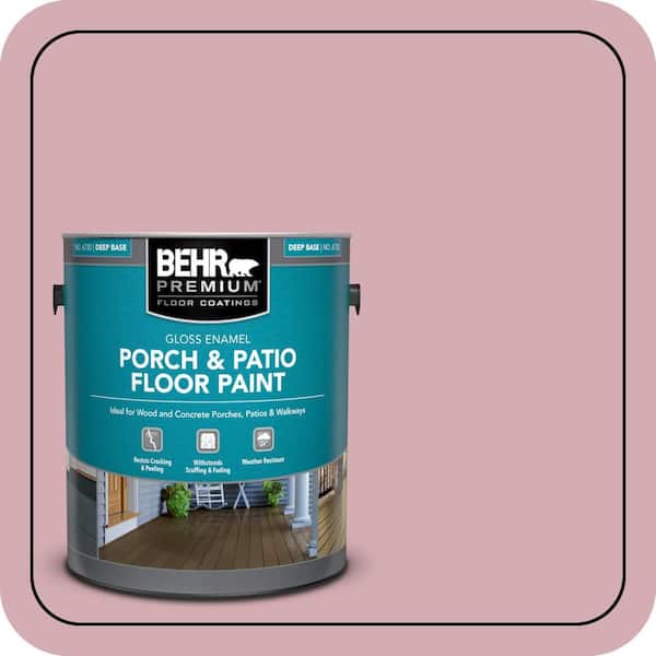 BEHR PREMIUM 1 gal. #S130-3 Ballet Rose Gloss Enamel Interior/Exterior ...