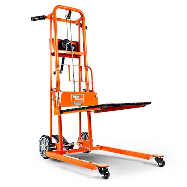 SUPERHANDY 220 lbs. Capacity Electric Pail Lift, for 5 Gal. Buckets, 48 ...