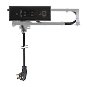 DOCKING DRAWER Black 15 Amp Blade In-Drawer Outlet with (2) 30W USB-C ...