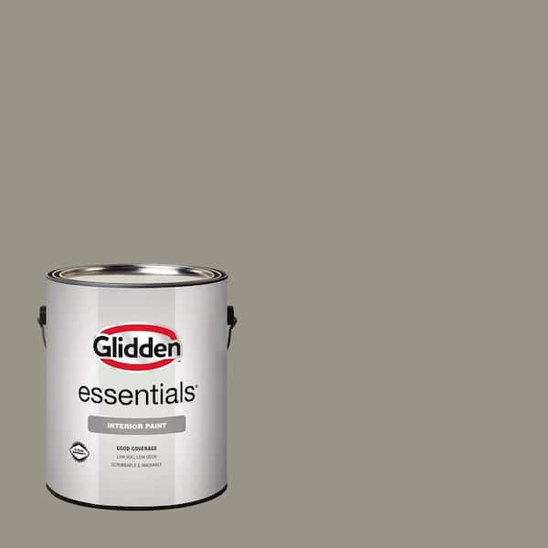 Glidden Essentials 1 gal. PPG0999-4 Steeped Tea Flat Interior Paint ...
