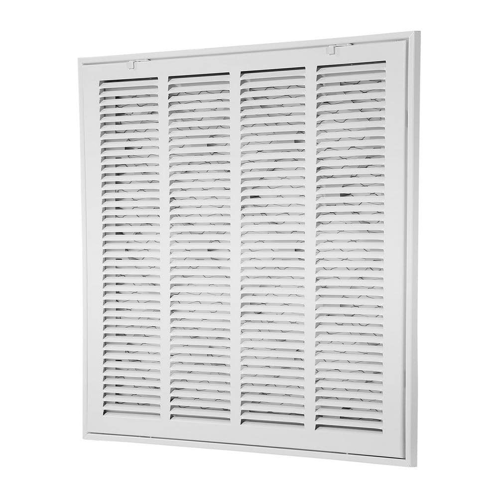 SKYSHALO Return Air Filter Grille, Fits 20 W x 20 in. H Duct Opening Size, Filter Included ...