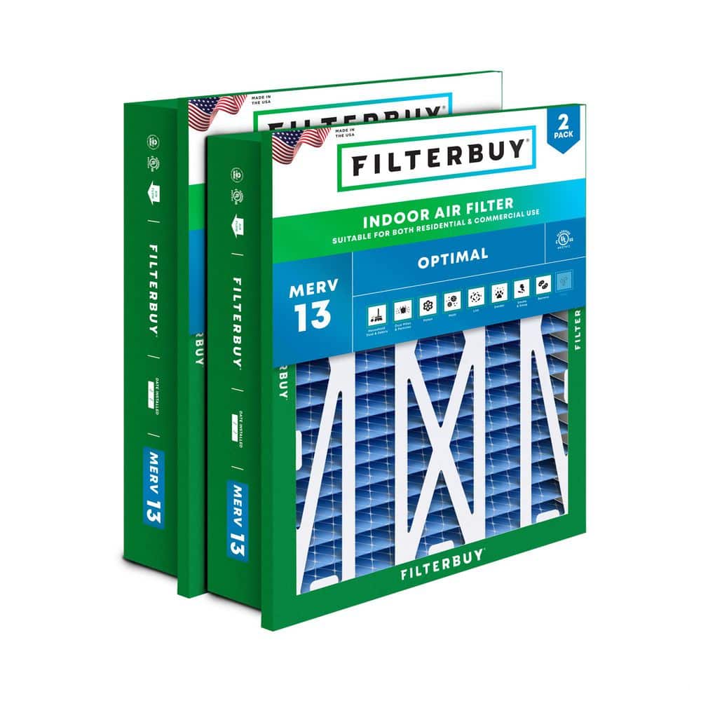 Reviews for Filterbuy 24 in. x 24 in. x 5 in. MERV 13 (FPR 10) Health ...