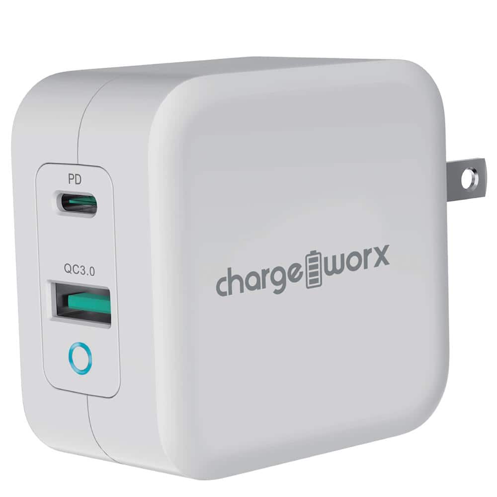 CHARGEWORX 65-Watt USB-C and USB Wall Charger CX3029 - The Home Depot
