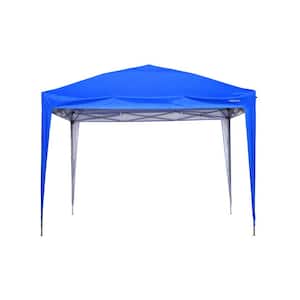 ALEKO 8 ft. x 8 ft. Blue Gazebo Canopy Tent GAZ8-10X8-10B-HD