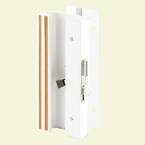 Prime-Line Low Profile/Low Base White Aluminum Latch Handle C 1191