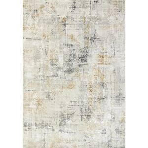 Dynamic Rugs Quartz Ivory 7 ft. 10 in. x 10 ft. 10 in. Transitional ...