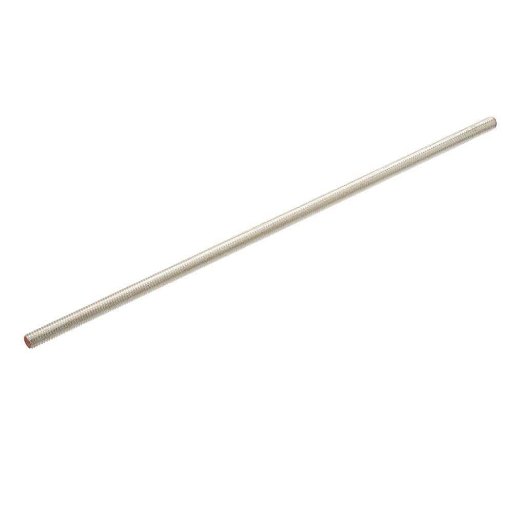 Everbilt 5/16 in. x 1 ft. Zinc Plated Steel (Coarse) Threaded Rod 23022 ...
