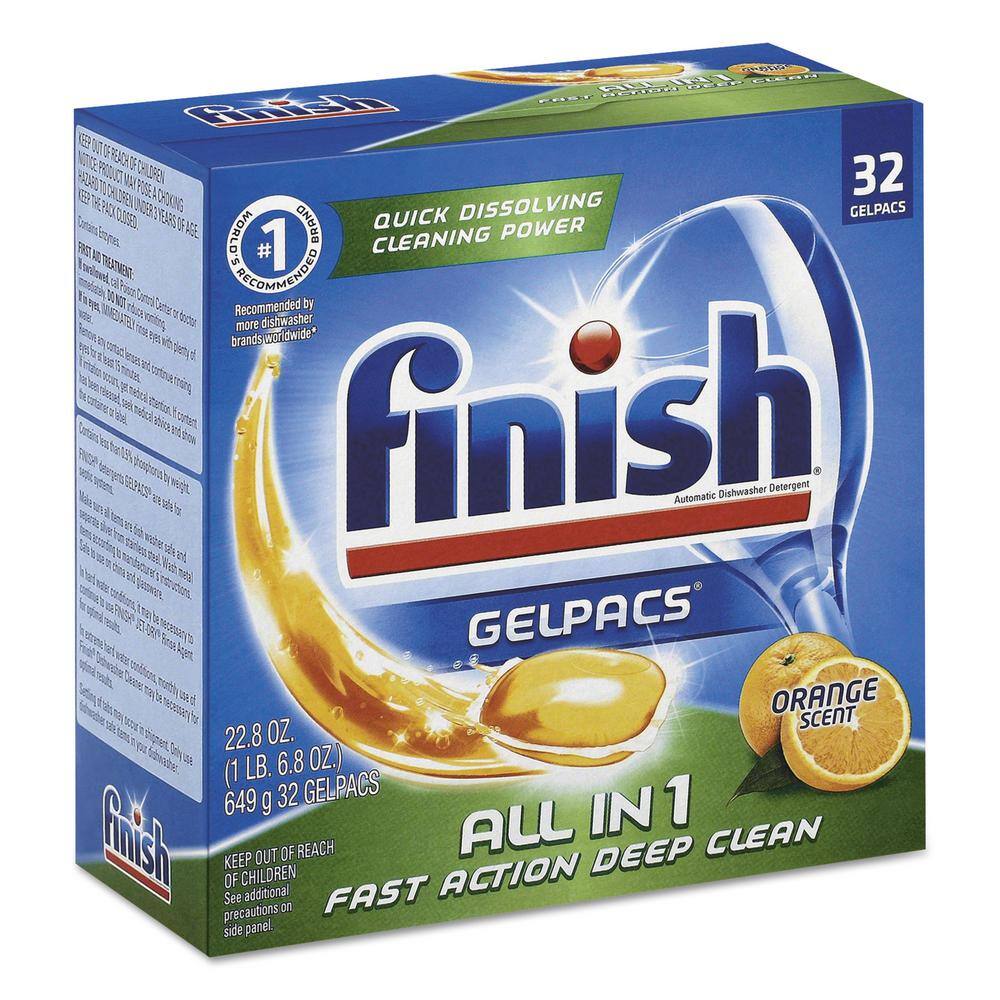 Have a question about Finish Orange Scent Dishwasher Detergent Gelpacs ...