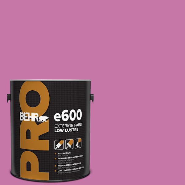 BEHR PRO 1 gal. #680B-5 Strawberry Freeze Low Luster Exterior Paint ...