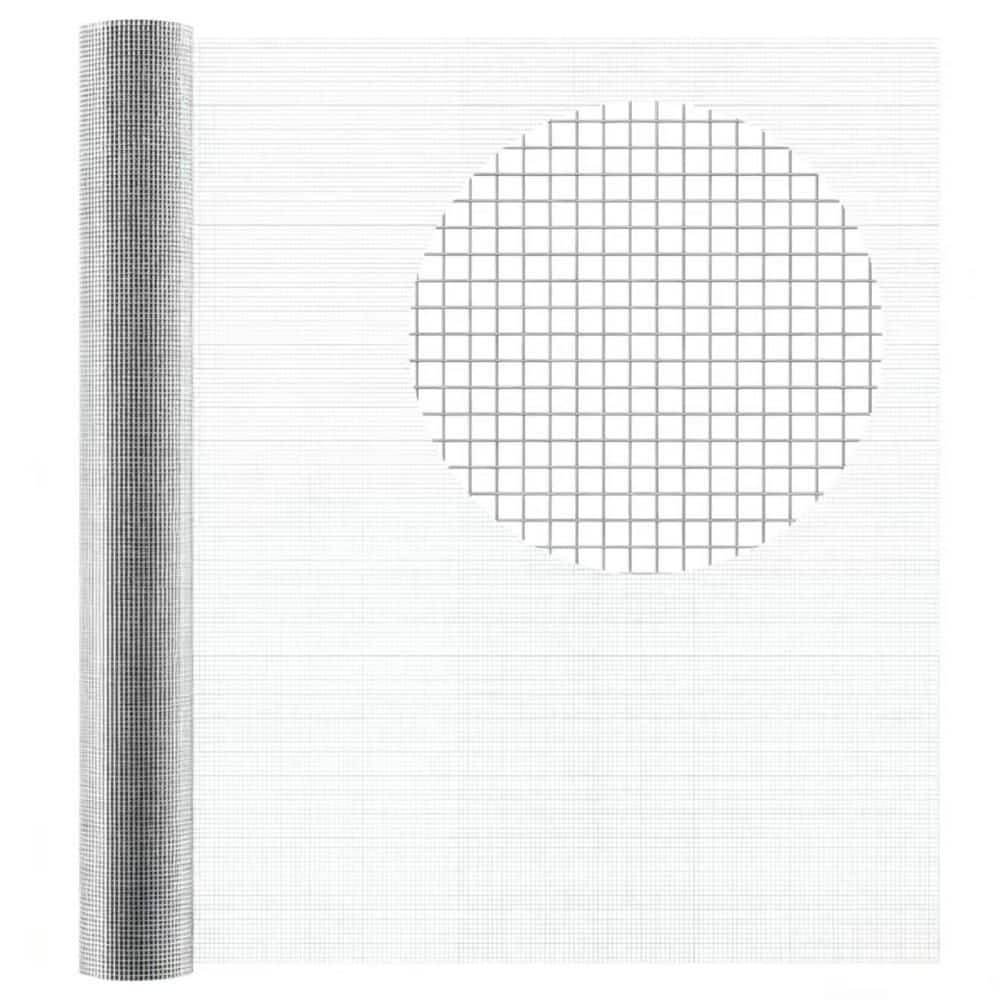 Amamoi 48 in. L x 50 ft. W Hot-Dipped Galvanized Steel Hardware Cloth ...