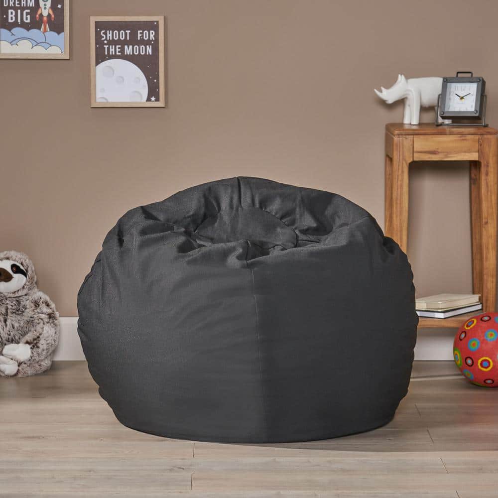 CHRISTOPHER KNIGHT HOME McMullen Black Polyester 3 Foot Bean Bag 114775 ...