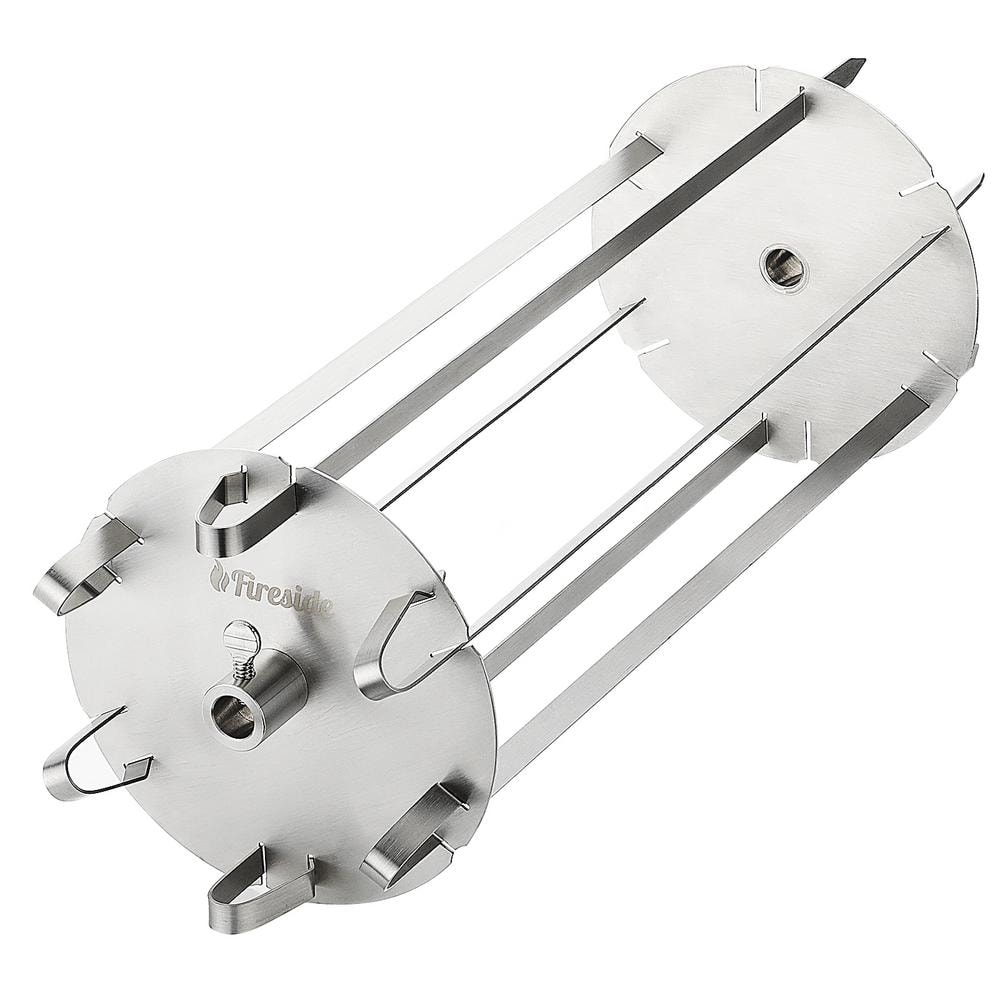 TURBRO Universal Grill Rotisserie Skewer Set, Fits 1/2 in. or 3/8 in ...