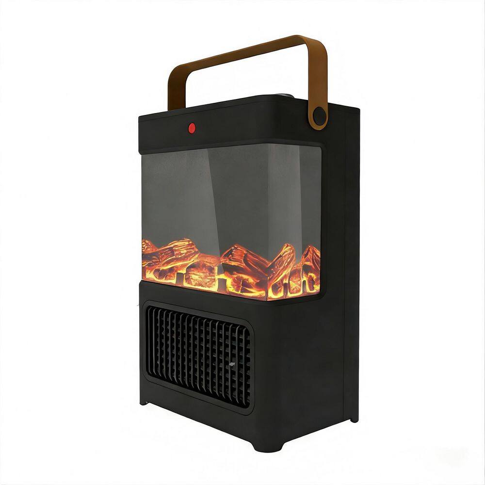 Jushua 1500W Utility Black Portable Electric Infrared Forced Air Space ...