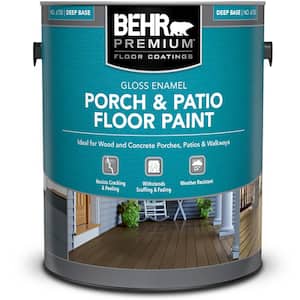 BEHR PREMIUM 1 gal. Deep Tint Base Low Lustre Interior/Exterior Enamel ...