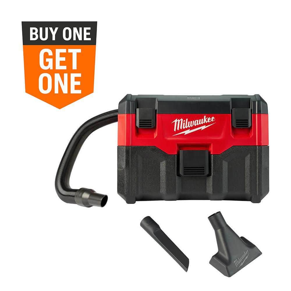 Milwaukee M18 18-Volt 2 Gal. Lithium-Ion Cordless Wet/Dry Vacuum ...