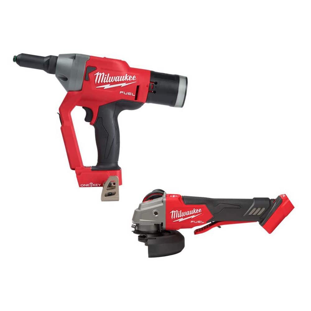 Milwaukee M18 FUEL ONE-KEY 18-Volt Lith-Ion Cordless Rivet Tool w ...