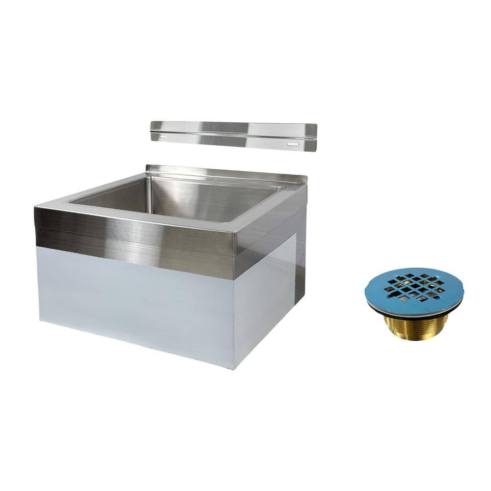 Cooler Depot 25 in. Commercial NSF Stainless Steel Floor Mop Sink ...