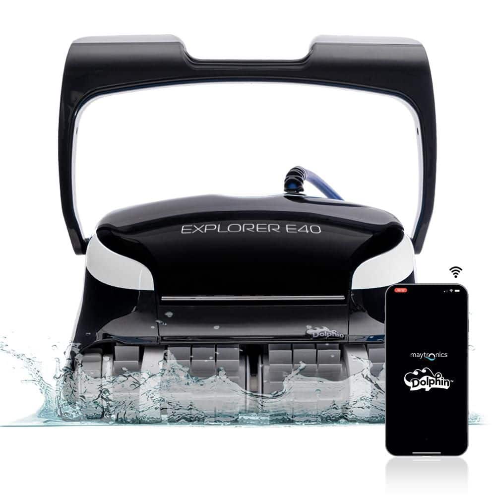 Dolphin Explorer E40 Robotic Vacuum Pool Vacuum for In-Ground Swimming ...