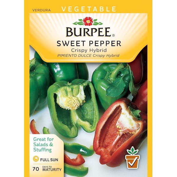 Burpee WP Pepper Sweet Crispy Hybrid Seed 53390 - The Home Depot