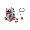 RIDGID K-400 Drain Cleaning Snake Auger 120-Volt Drum Machine with 1/2 ...