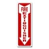 Lynch Sign 4 in. x 12 in. Fire Extinguisher with Arrow Down Sign ...