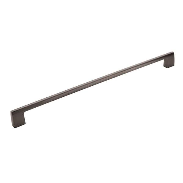Amerock Riva 18 in. (457mm) Modern Graphite Bar Appliance Pull ...