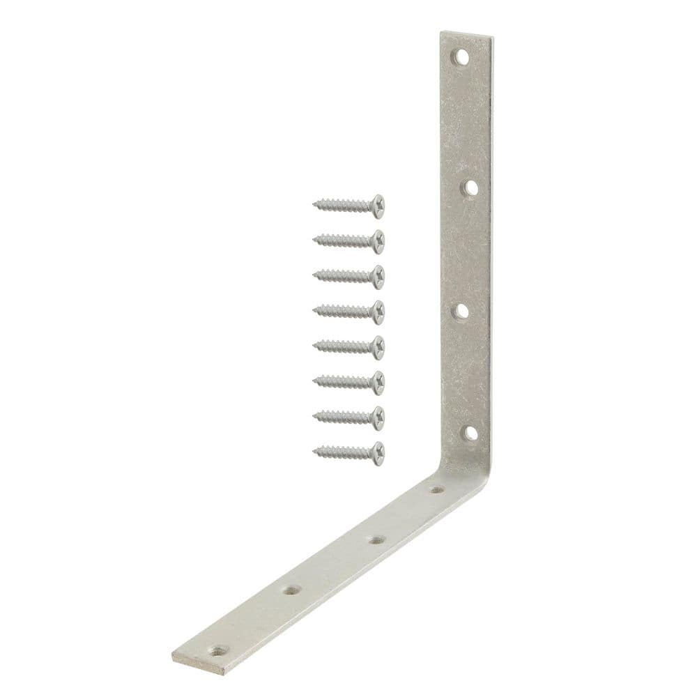 Everbilt 10 in. Galvanized Corner Brace 41962 - The Home Depot