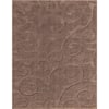 Unique Loom Floral Shag Carved Brown 8' 0 x 10' 0 Area Rug 3133071 ...