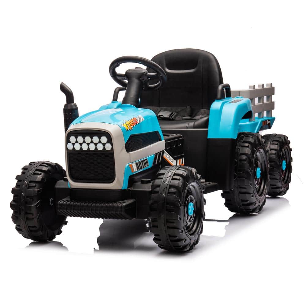 Zeus & Ruta 12-Volt Battery Powered Electric Tractor Toy with Remote ...