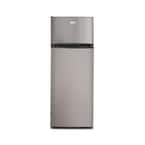 Commercial Cool 7.7 cu. ft. Top Freezer Refrigerator in Stainless Look ...