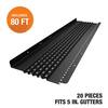 Gutter Guard by Gutterglove 4 ft. L x 5 in. W All-Aluminum Gutter Guard ...